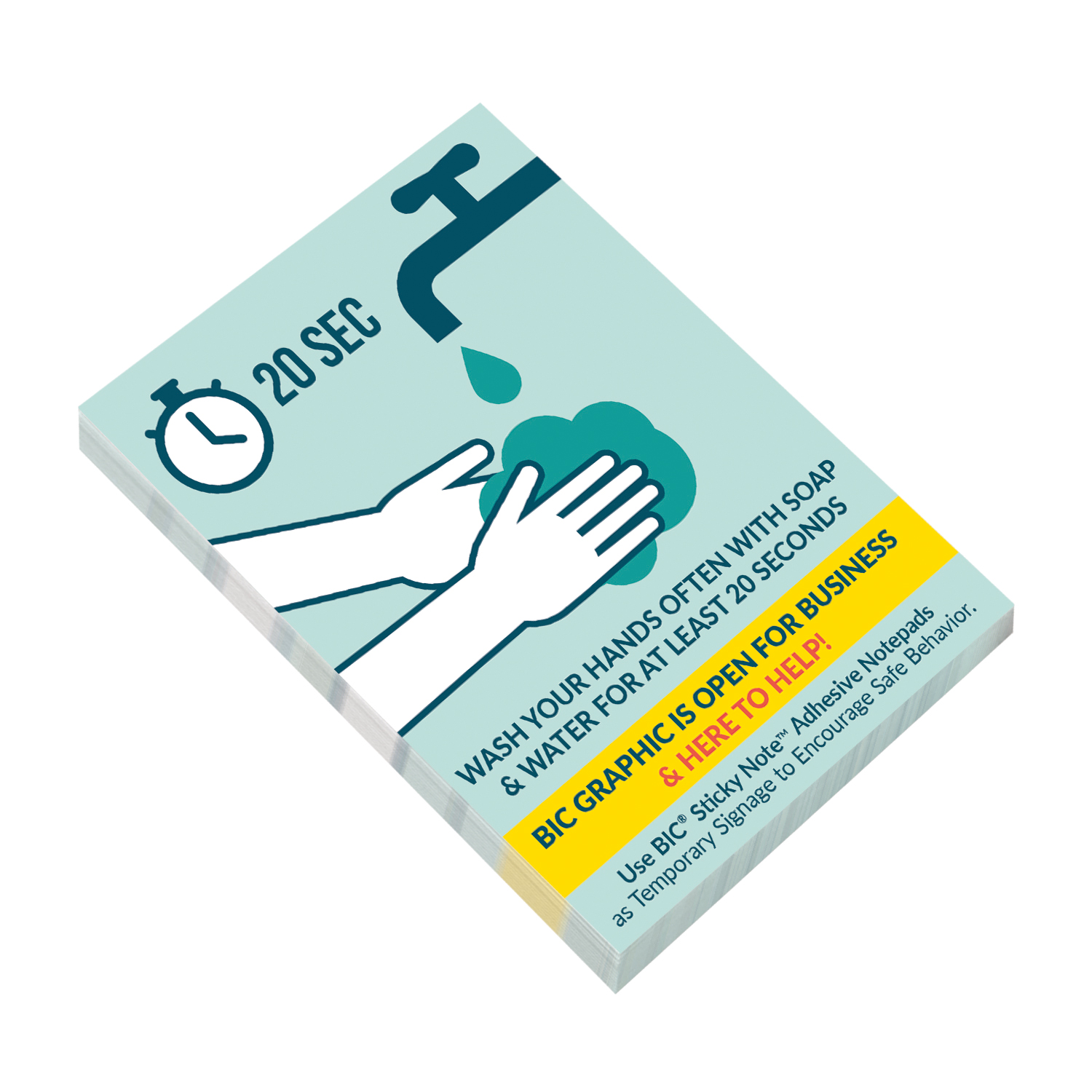 Be Prepared With Custom Posters, BIC® Sticky Notes and Mouse Pads